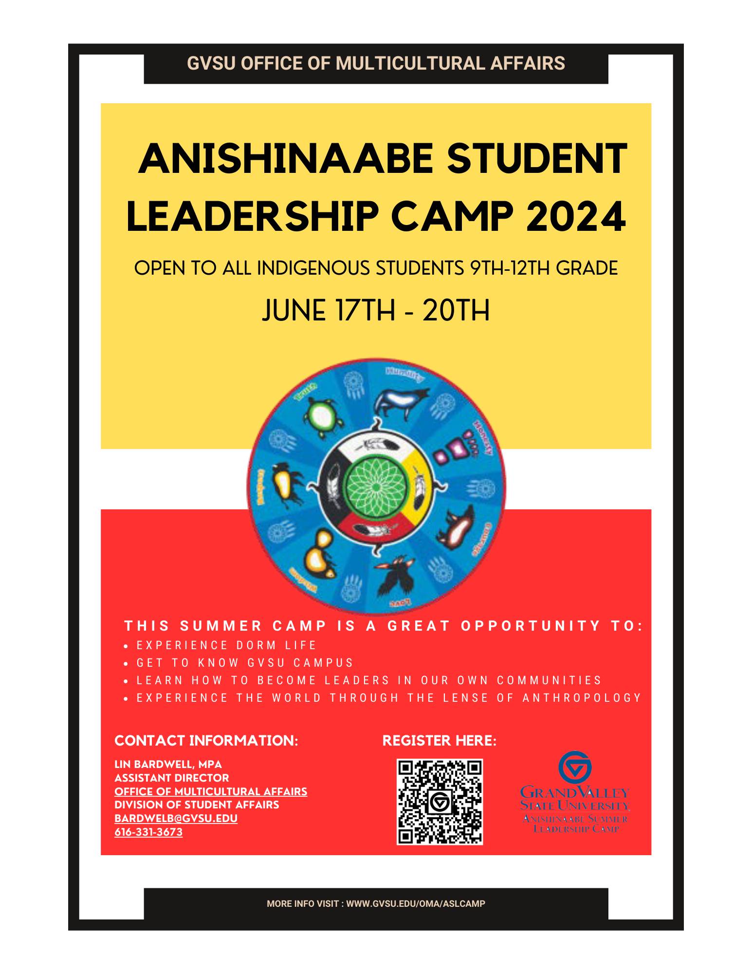 Anishinaabe Student Leadership Camp - Multicultural Affairs - Grand ...